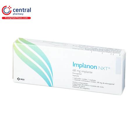 ChÍnh HÃng Implanon Nxt 68mg Que Cấy Tránh Thai Chứa Etonogestrel