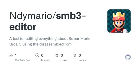 Github Ndymario Smb3 Editor A Tool For Editing Everything About