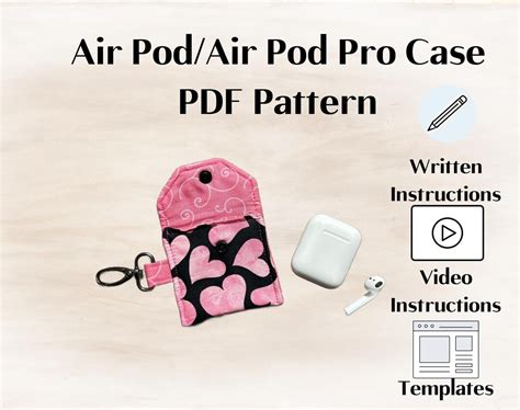 Pdf Pattern Snap Keyring Pouch Tutorialpattern Instant Download