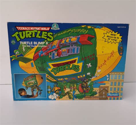 Playmates 1984 1989 Turtles Turtle Blimp Ii The Def Dude Dirigible
