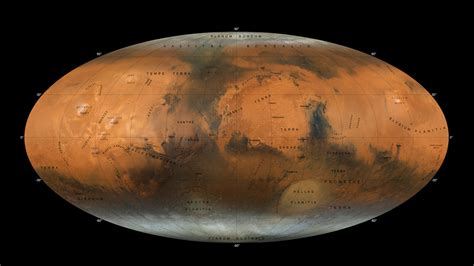 Most Detailed Map Of Mars