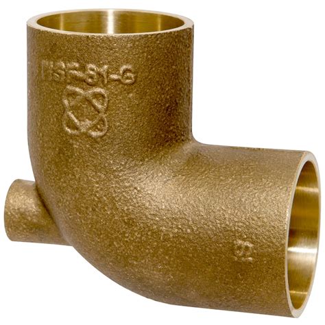3 4 In X 1 8 In X 3 4 In Threaded Baseboard Tee Fitting In The Brass Fittings Department At