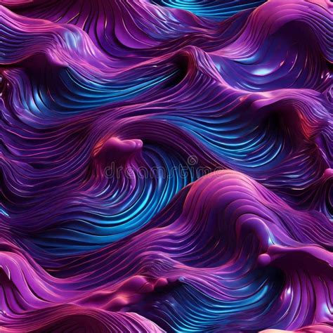 Futuristic Cosmic And Sci Fi Patterns Stock Illustration Illustration