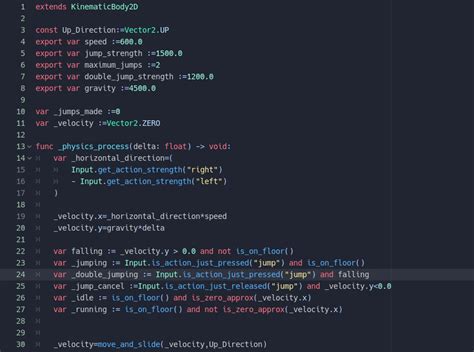 Gdquest Platformer Code Not Jumping Rgodot