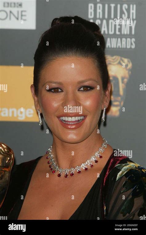 Catherine Zeta Jones Photographed Attending The Bafta Awards Held At