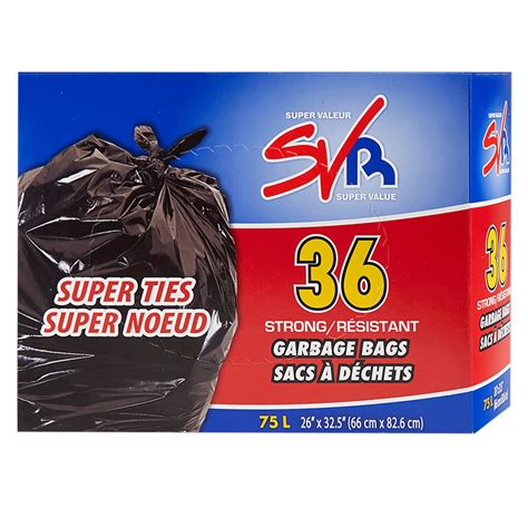 Rossy Super Value Garbage Bags Pk Of 36 75l Rossy