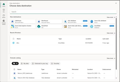 New Dataflow Gen2 Data Destinations And Experience Improvements