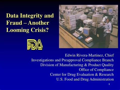 Ppt Data Integrity And Fraud Another Looming Crisis Powerpoint