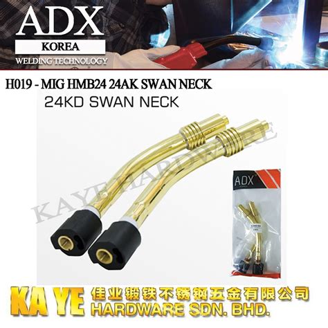 Adx 24kd Mig Welding Torch Swan Neck Shopee Malaysia