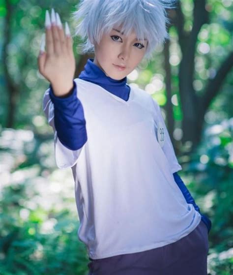 Hunterxhunter Killua Zoldyck Cosplay Costume Captainmarvel