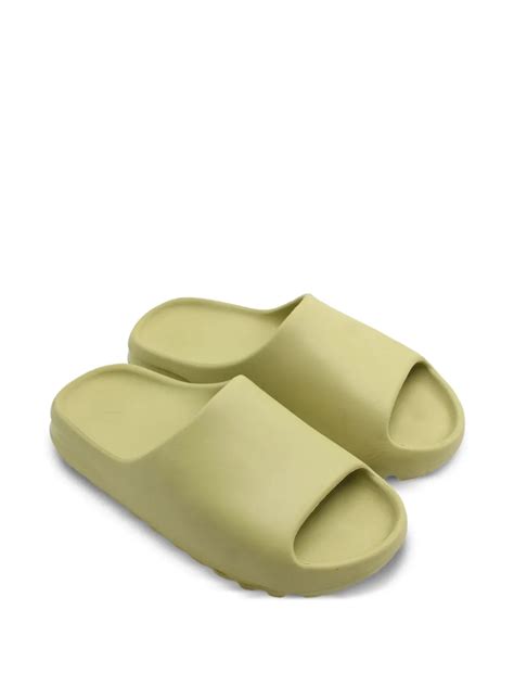 Adidas Yeezy Resin Slides Green Farfetch