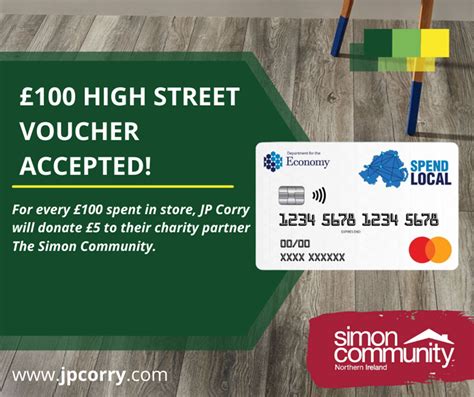 Jp Corry Accepting £100 High Street Voucher In All Ni Based Stores
