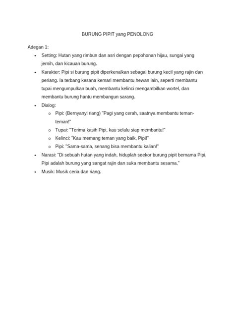 Burung Pipit Yang Penolong Pdf