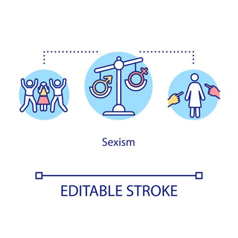 Gender Discrimination Drawings Illustrations Royalty Free Vector