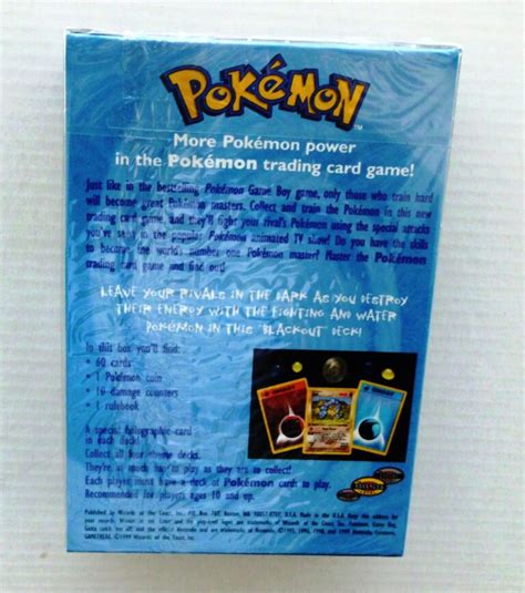 Pokemon Trading Card Game Blackout Advance Theme Deck” Wizards Of