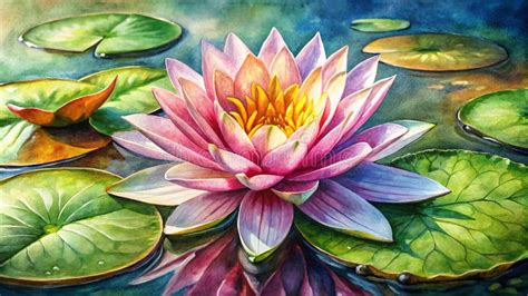 How To Draw Water Lily Pads