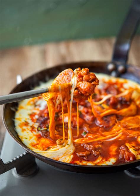 Hot Cheese Buldak Recipe Korean Fire Chicken Beyond Kimchee
