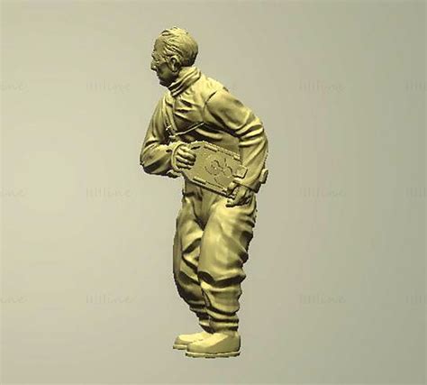 Scientist Objective 3d Printing Model Stl