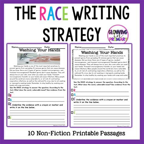 Race Writing Strategy Examples Student Guide And Grading Guide Artofit