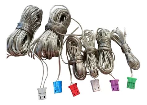 Kit 6 Cabos Com Conector Plug Home Theater Philips Hts3566