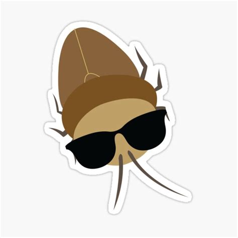 Cockroach Emoji Sticker For Sale By Hippoemo Redbubble