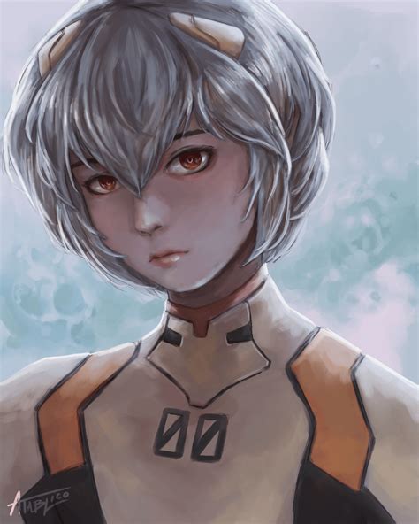 Rei Ayanami Fan Art By Myself R Evangelion