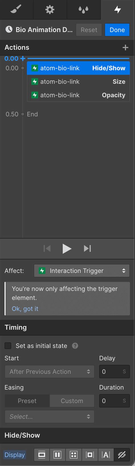 Help My Webflow Animation Isnt Working Properly