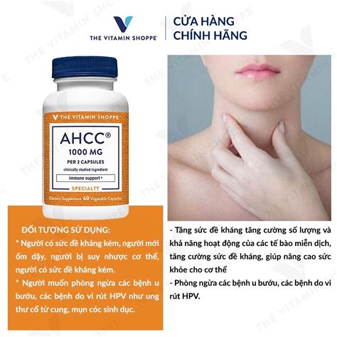 Thực Phẩm Bảo Vệ Sức Khỏe Ahcc 1000 Mg