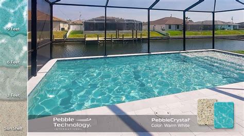 Warm White Pebblecrystal Pool Finishes
