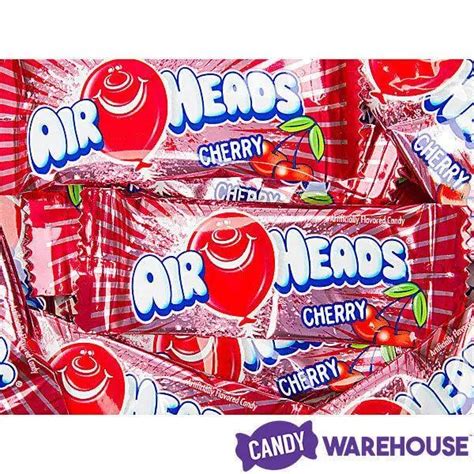 Airheads Taffy Mini Candy Bars Cherry 5lb Bag Candy Store