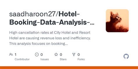 Github Saadharoon27hotel Booking Data Analysis On Python High Cancellation Rates At City
