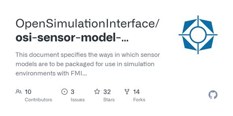Issues Opensimulationinterface Osi Sensor Model Packaging Github