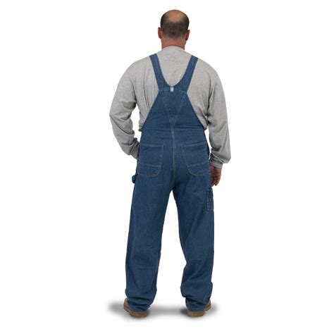 Bib Overalls For Men Enzyme Washed Key Apparel