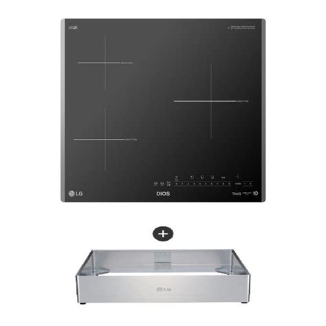 Lg 디오스 인덕션 빌트인 3구 전기레인지 글라스 본품 프리스탠딩 자재 15cm