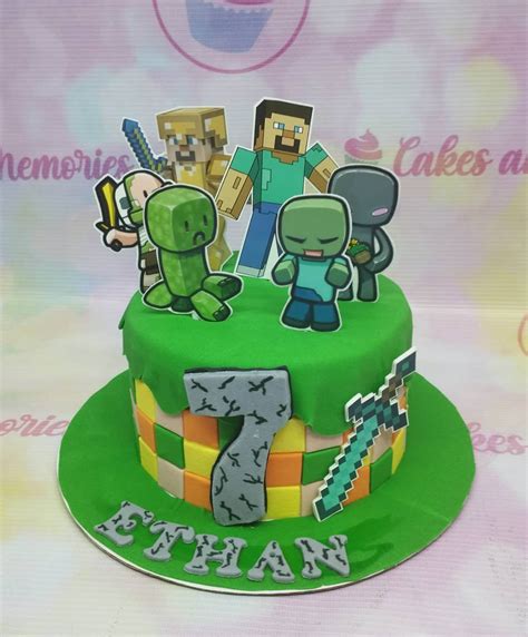 Minecraft Zombie Cake