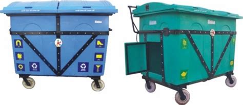 Hdpe Plastic Garbage Bin With Wheels For Outdoor At ₹ 32121 Piece In Patna