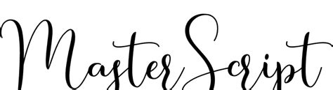 Masterscript Font