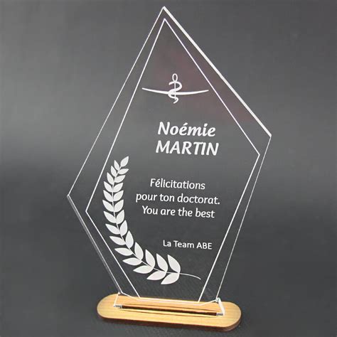 Trophée Cadeau Médecin à Personnaliser