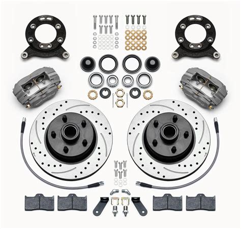 70 73 Mustang Wilwood Front Dynalite Brake Kit Drilledslotted