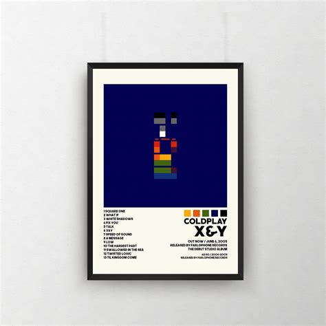 Coldplay Poster Xandy Album Cover Poster Verkauft Von Disgraceful Jolie