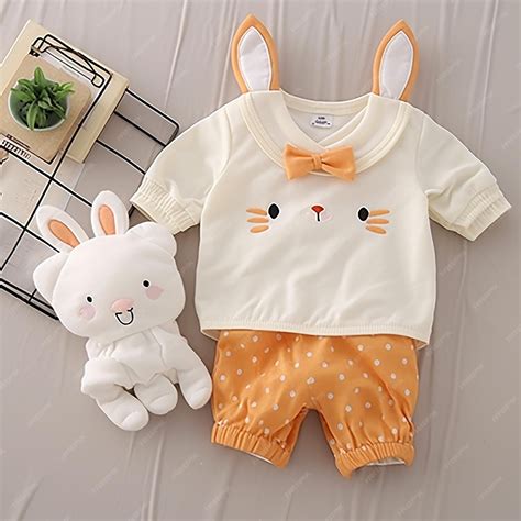 Premium Photo New Born Baba Dress On White Background