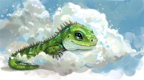 Lizard On Cloud Images Free Download On Freepik