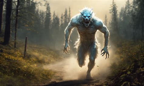 Lexica Terrifying White Skinwalker Running In Ultra Realistic Style