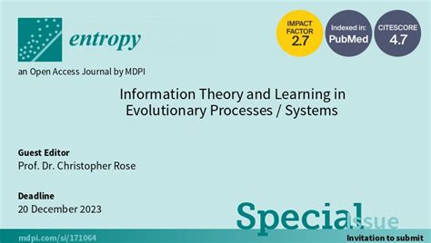 Specialissue Quantitativeevolution Informationtheory Digitaluniverse Evolutionarylearning