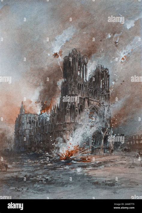 City On Fire Painting