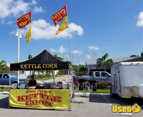 Turnkey Mobile Kettle Corn Business Popcorn Concession Stand With