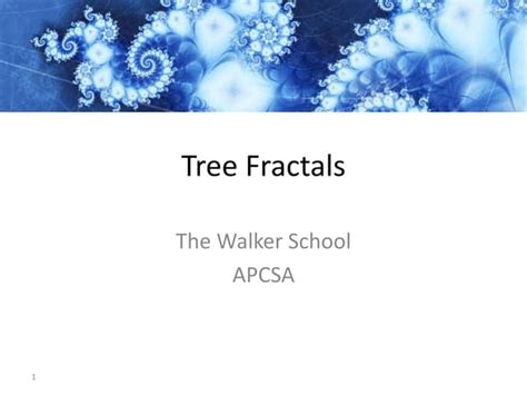 Java Tree Fractals Pptx