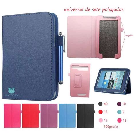 Capa Carteira Para Tablet 7 Polegada Universal Shopee Brasil