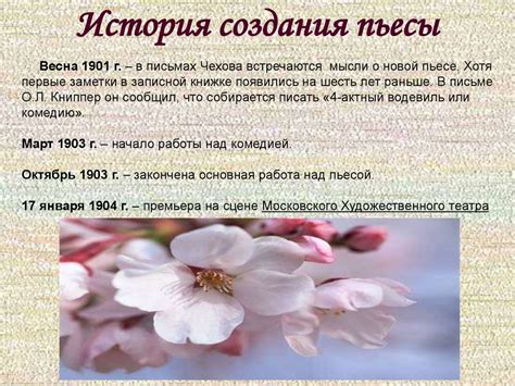 Идейное содержание пьесы «Вишневый сад». Смысл названия произведения ...