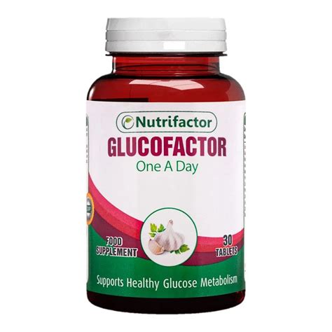 Nutrifactor Glucofactor One A Day Food Supplement 30 Tablets Chemistcart